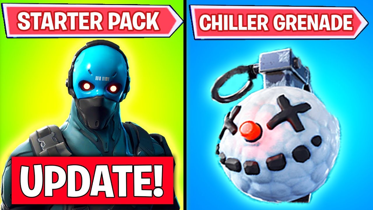 NEW FORTNITE UPDATE! - Cobalt Starter Pack, Chiller Grenades 7.30 Patch ...