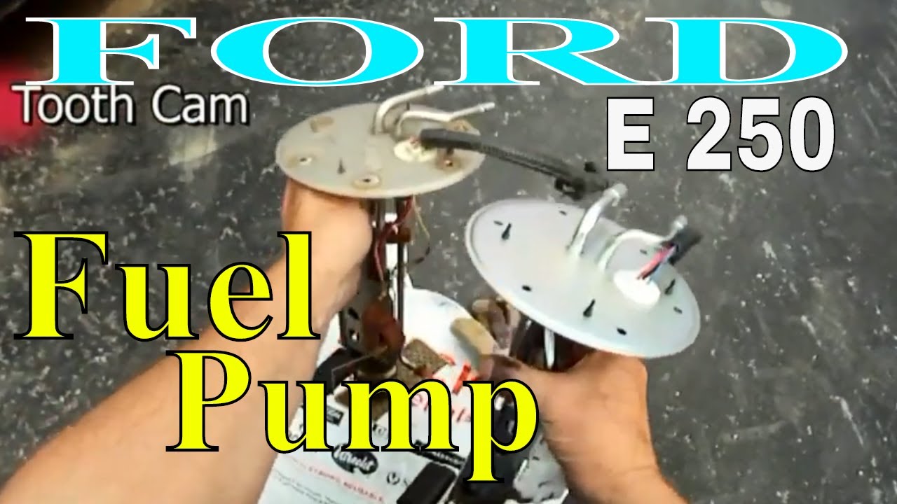 DIY Fuel Pump Removal / Installation 2001 Ford Van Truck E 250 🔧 - YouTube