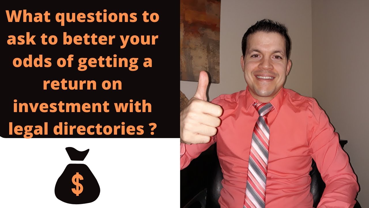 What questions to ask to get a return on legal directory listings ...