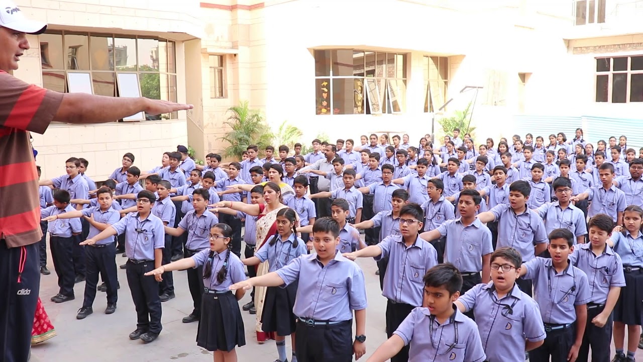 Election Pledge by Students of Dwarka International School - YouTube