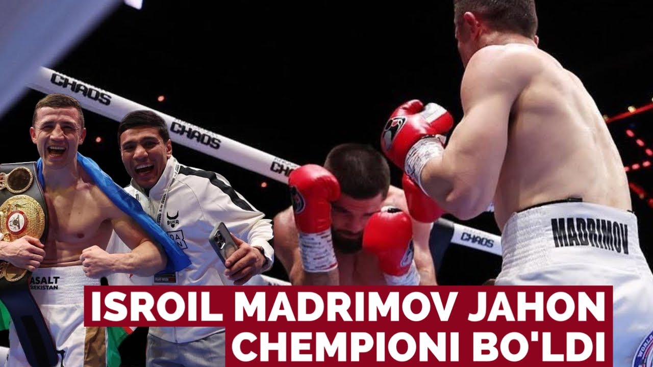 ISROIL MADRIMOV BIR ZARBADA ... ISROIL MADRIMOV WBA JANGI - YouTube