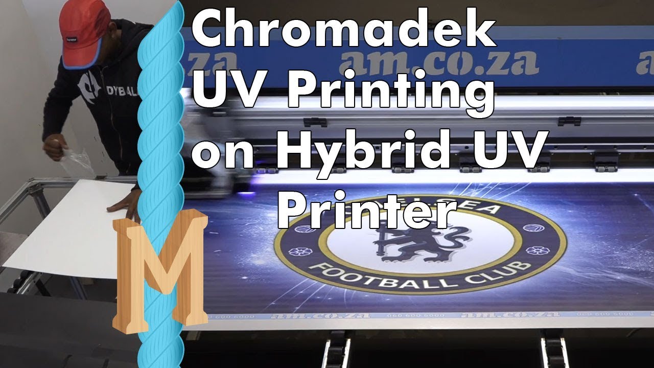 UV Print on Chromadek Sheet, Tested on New FastCOLOUR Hybrid UV Printer ...