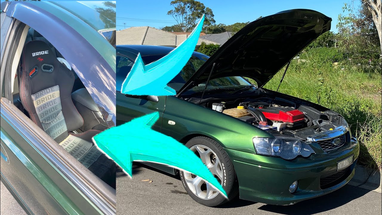 installing a bucket seat in my b-series falcon - YouTube