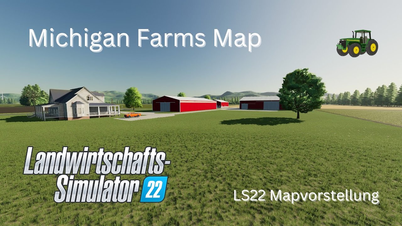 Michigan Farms Map - LS22 Mapvorstellung | Gwalex - YouTube