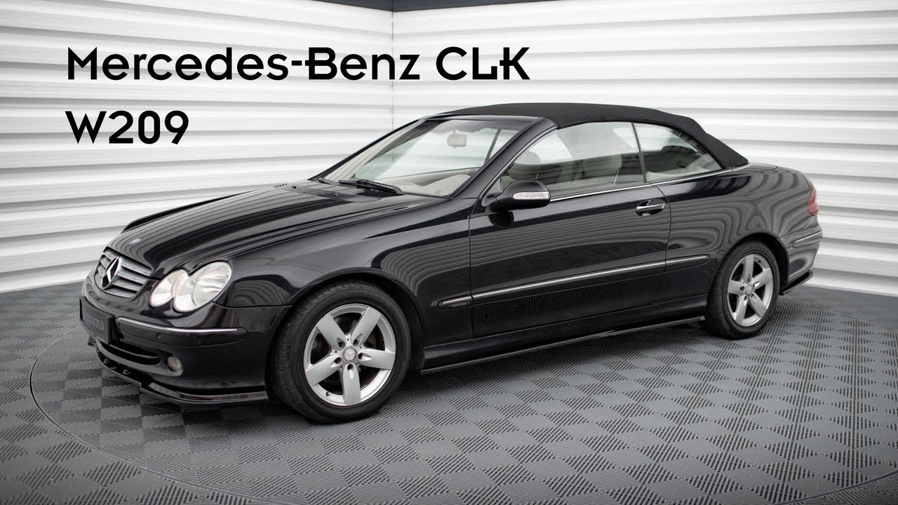 Mercedes-Benz CLK W209 | Maxton Design Splitter Set | Presentation #187 ...
