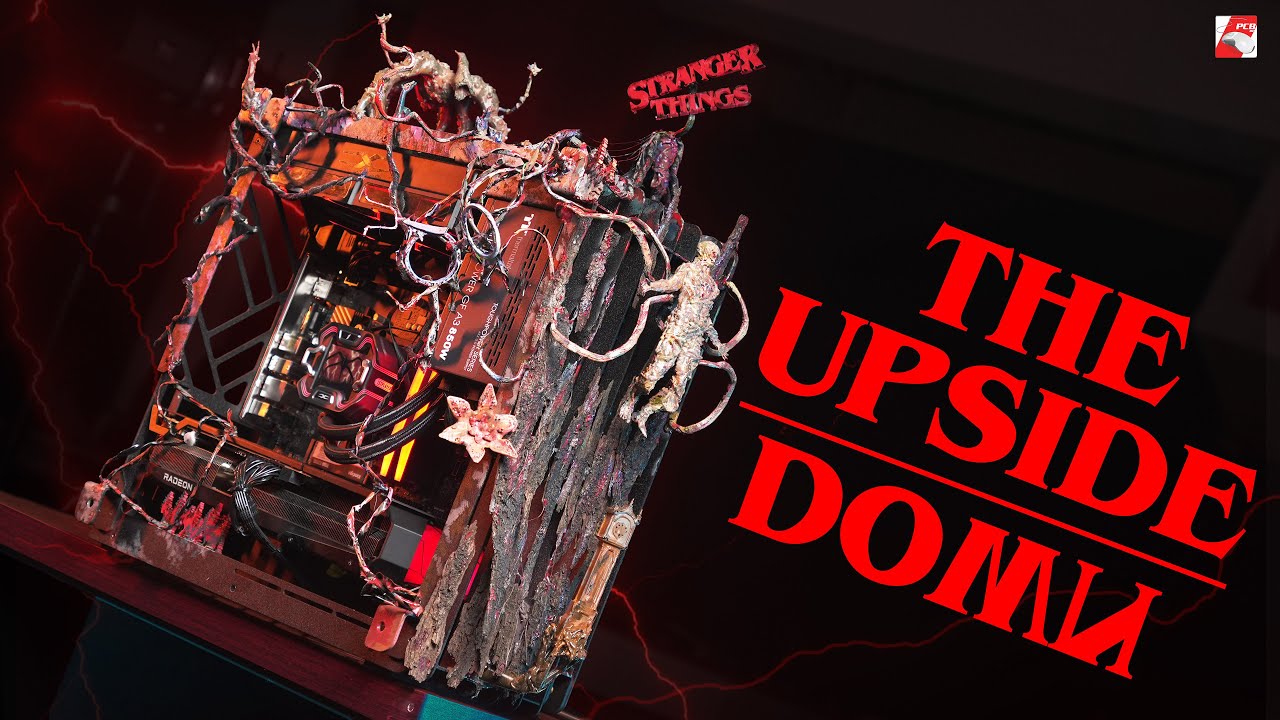 Stranger Things Themed PC Build ft. Ryzen 7 7700 & RX 9070 Red Devil ...