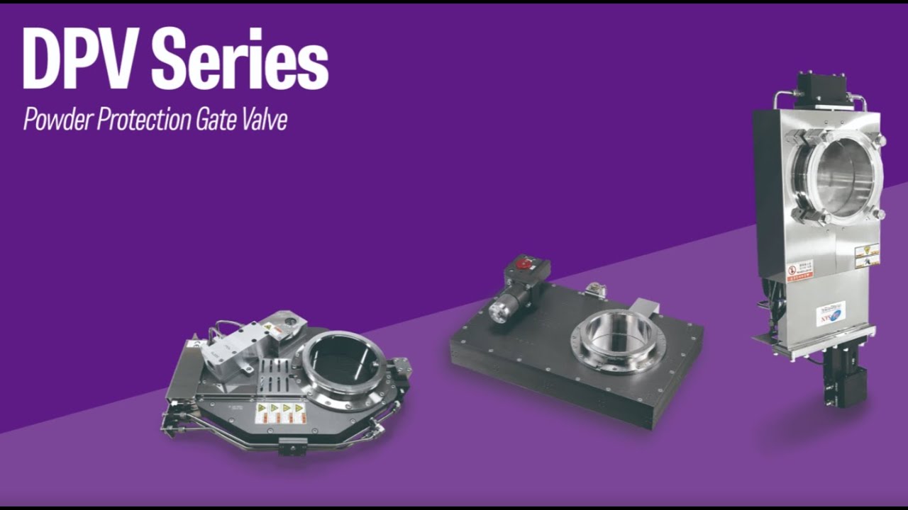 DPV Series (Powder Protection Gate Valve) - YouTube