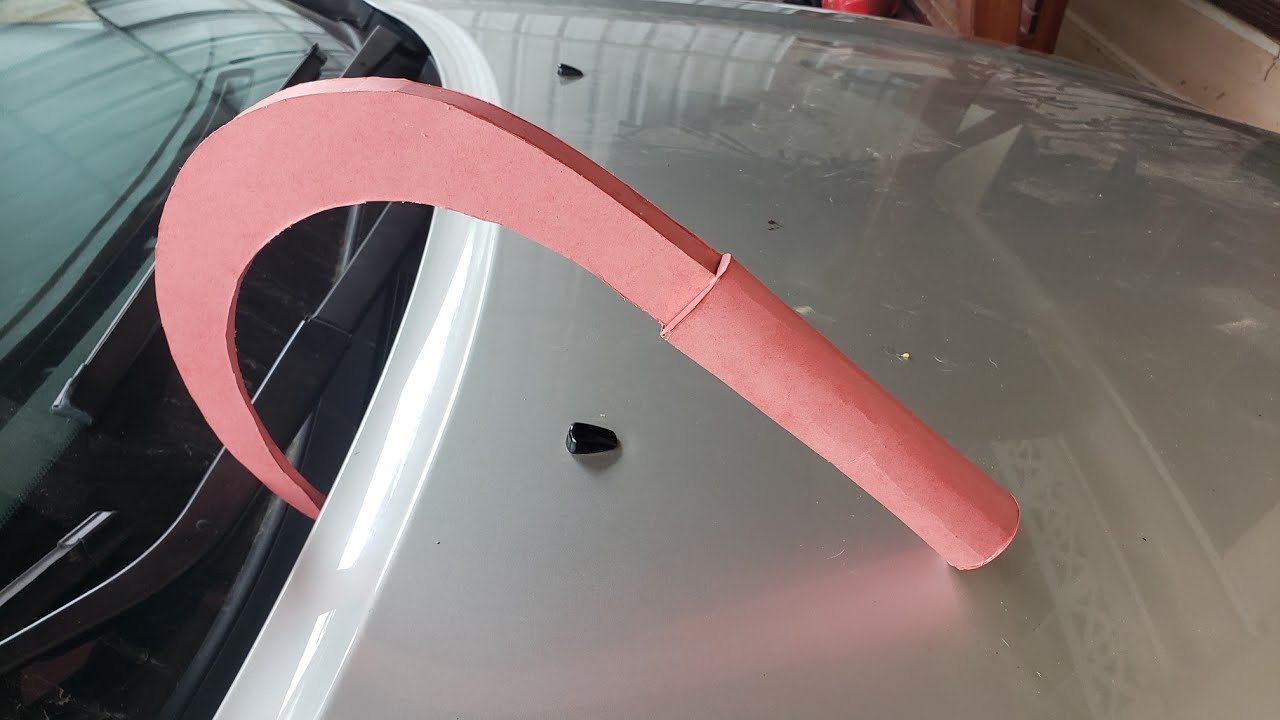 How to make paper Sickle - YouTube