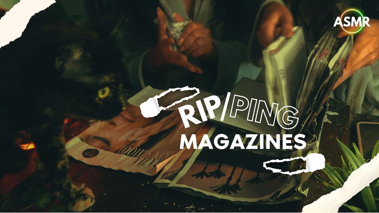 Ripping Magazines | ASMR no talking - YouTube