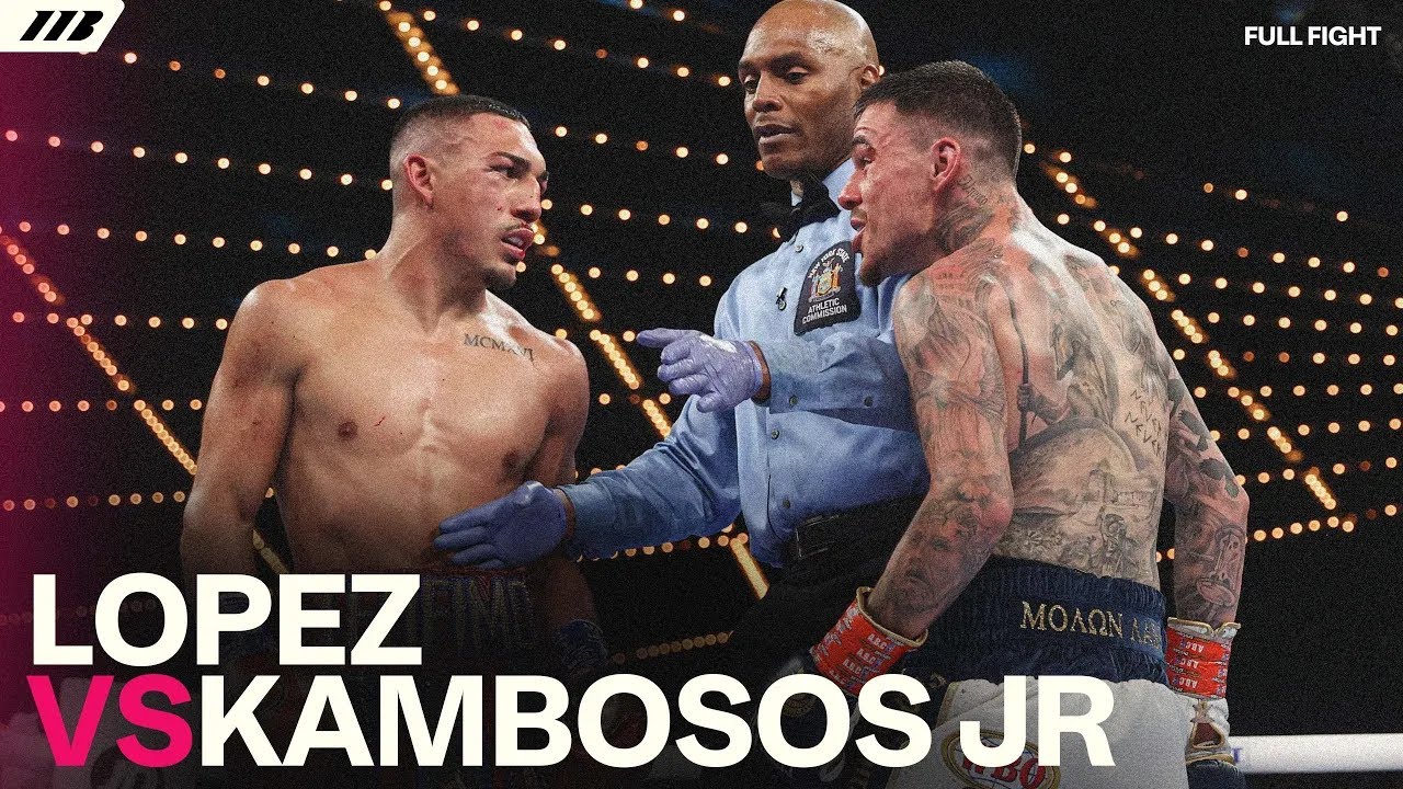 Teofimo Lopez vs George Kambosos | Full Replay | Matchroom Boxing - YouTube