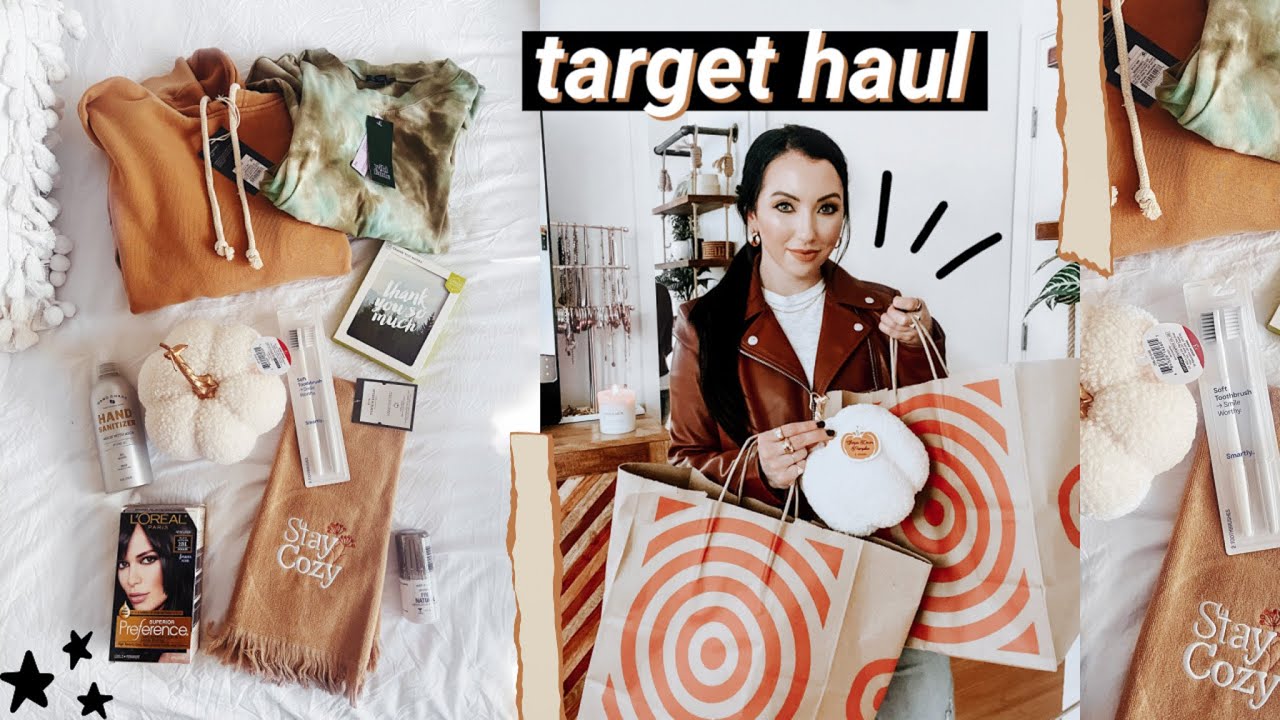 TARGET FALL HAUL 2020 // essentials, fall decor, clothing, hair dye I ...