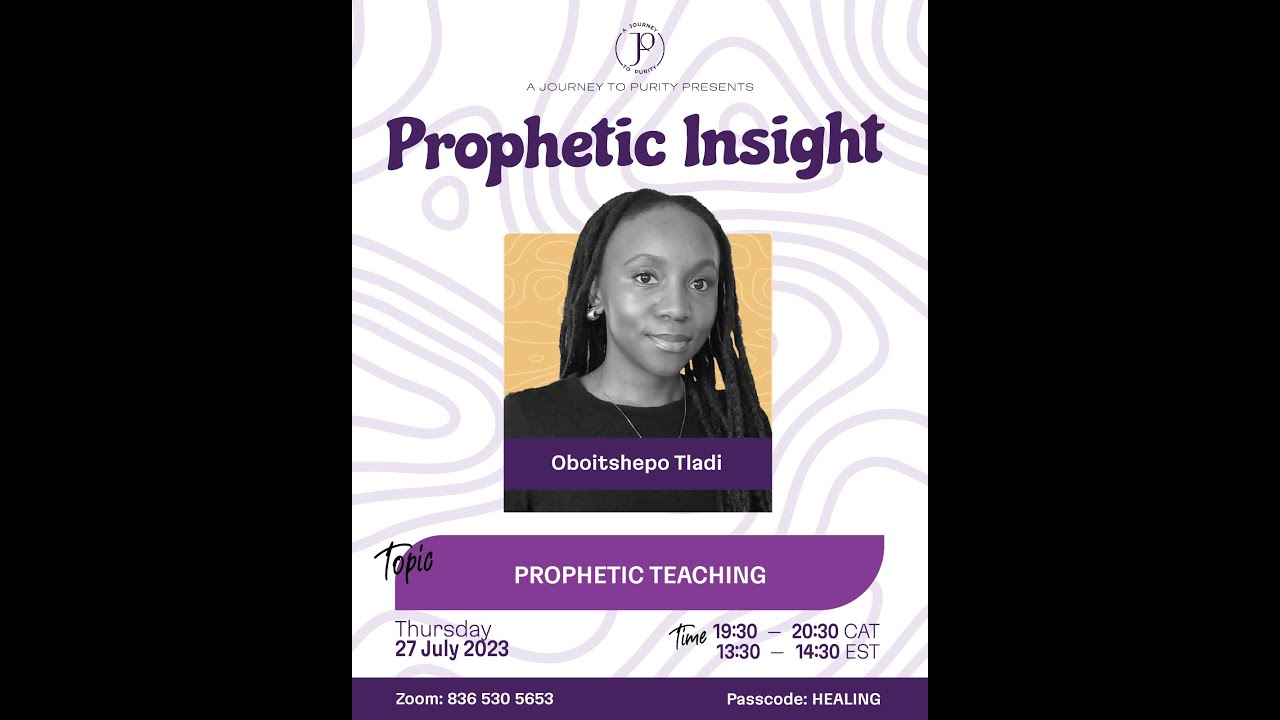 Prophetic Insight - Day 1 with Oboitshepo - YouTube