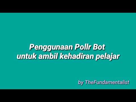 Rekod Kehadiran Pelajar Dengan Telegram (pollr bot)