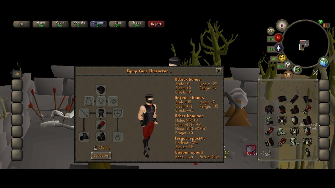 osrs / shayzien armour all tiers 1-2-3-4-5 with stats . - YouTube