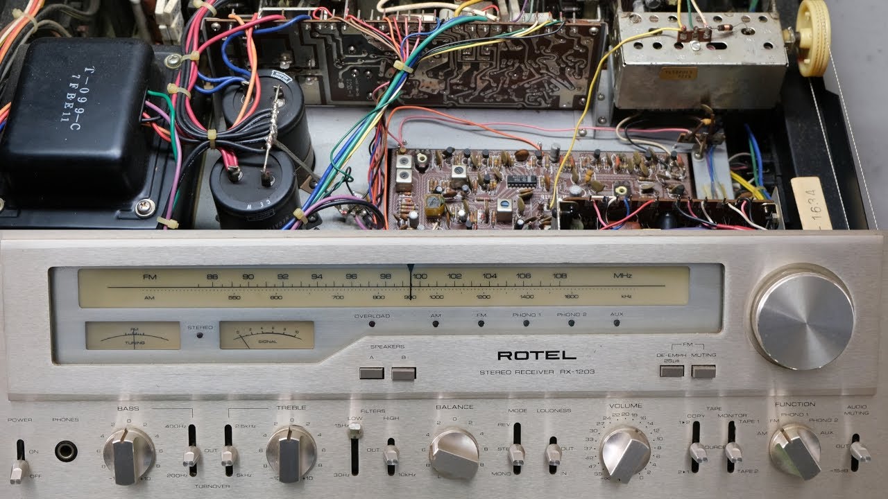 Rotel RX-1203 Stereo Receiver. Beautiful Vintage Beast. Audio Repair ...
