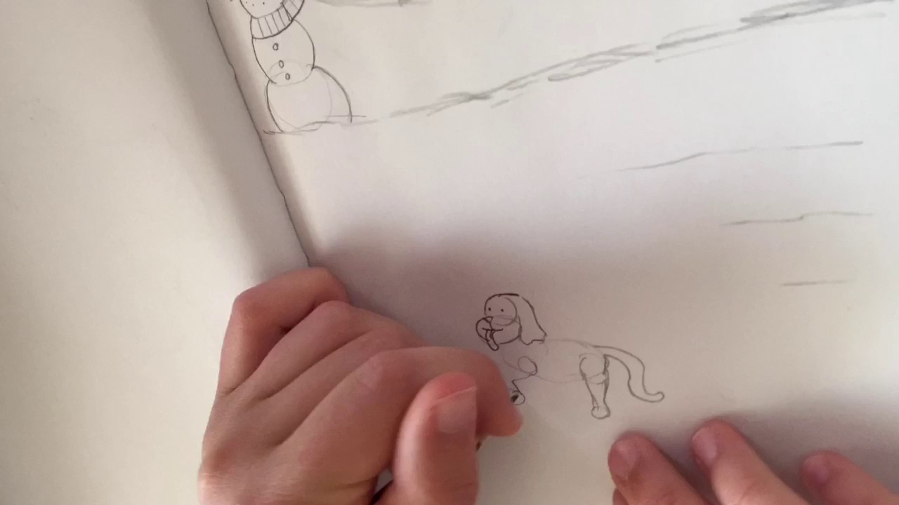 Christmas Speed Drawing: "A Cute Christmas"-Alessia's Creations - YouTube