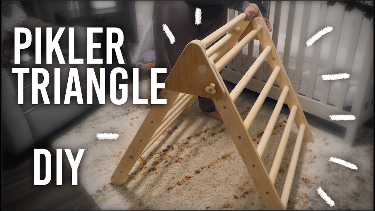 Making a Pikler Triangle for Penny! - YouTube