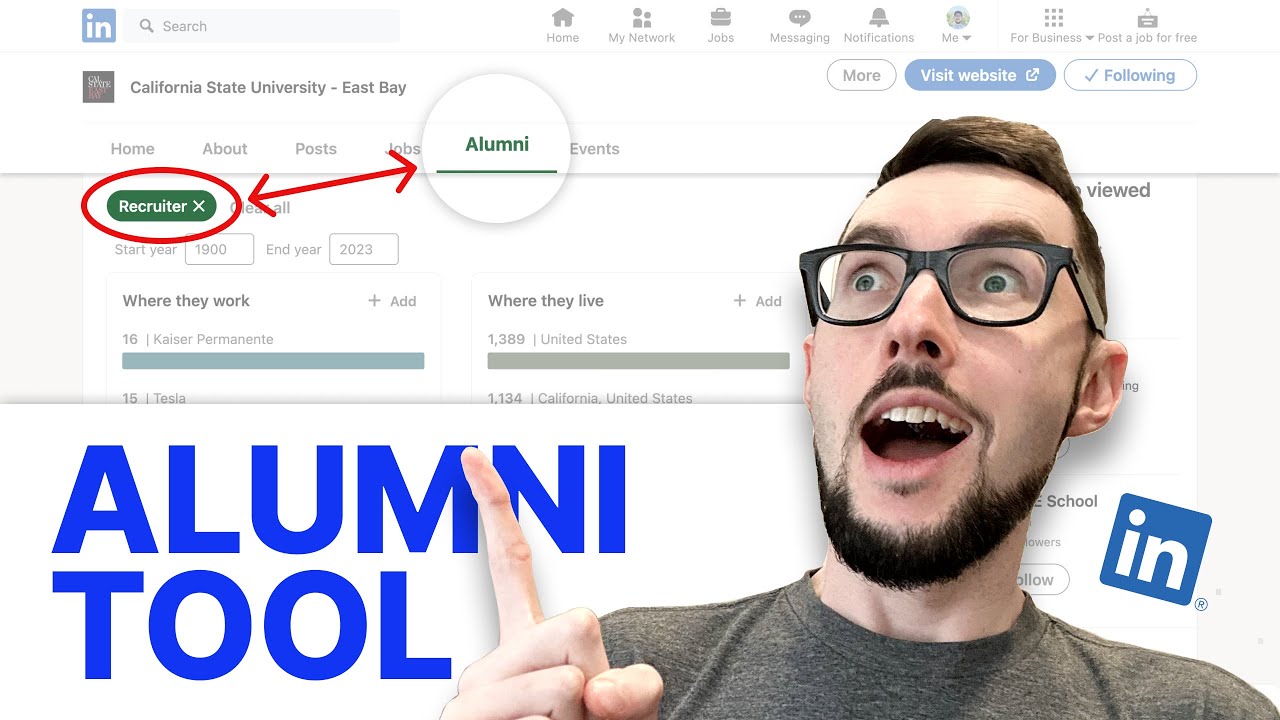 LinkedIn Alumni Tool (pt 1) – How to use it strategically for GREAT ...
