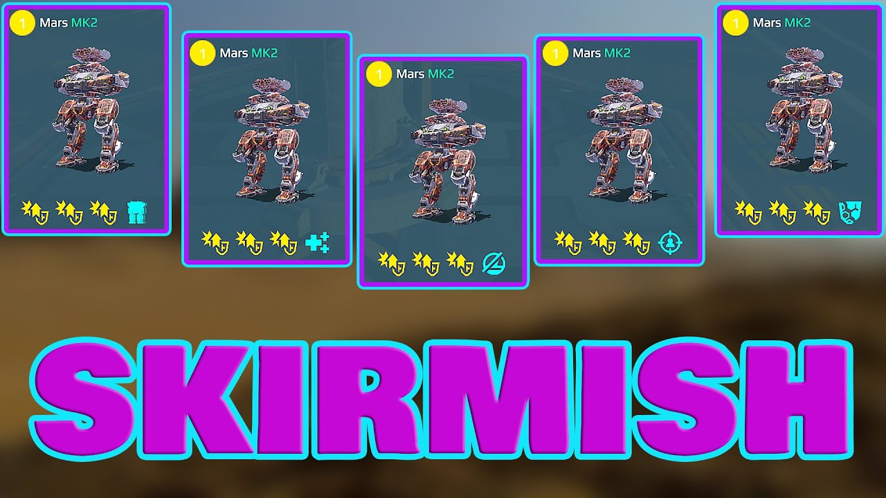 War Robots Mars Ability Only Skirmish Mode Gameplay - YouTube