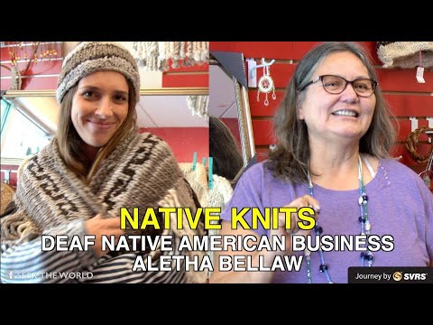 Deaf Native American-owned business: "Native Knits" By Aletha Ballew ...