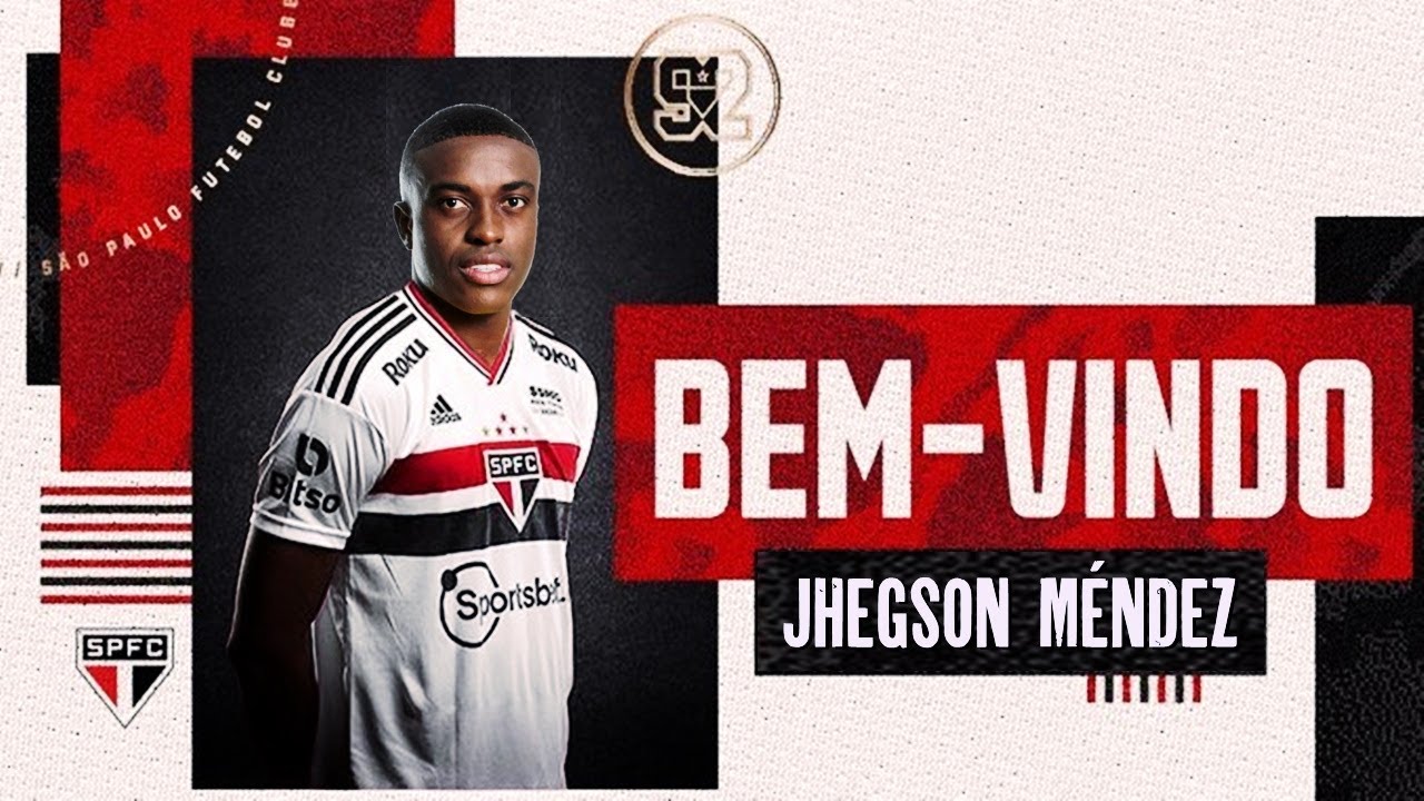 CONFIRMADO! JHEGSON MÉNDEZ É DO SPFC! SEJA BEM VINDO! TRICOLOR FECHA ...