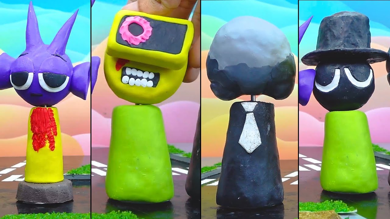 🏄WRONG HEADS GAME | INCREDIBOX SPRUNKI | MEET WENDA, BLACK, GOLD ...