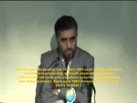 1983 Yılında takvimler nasıl değiştirilmiş..Temkin vaktinin kaldırılması...