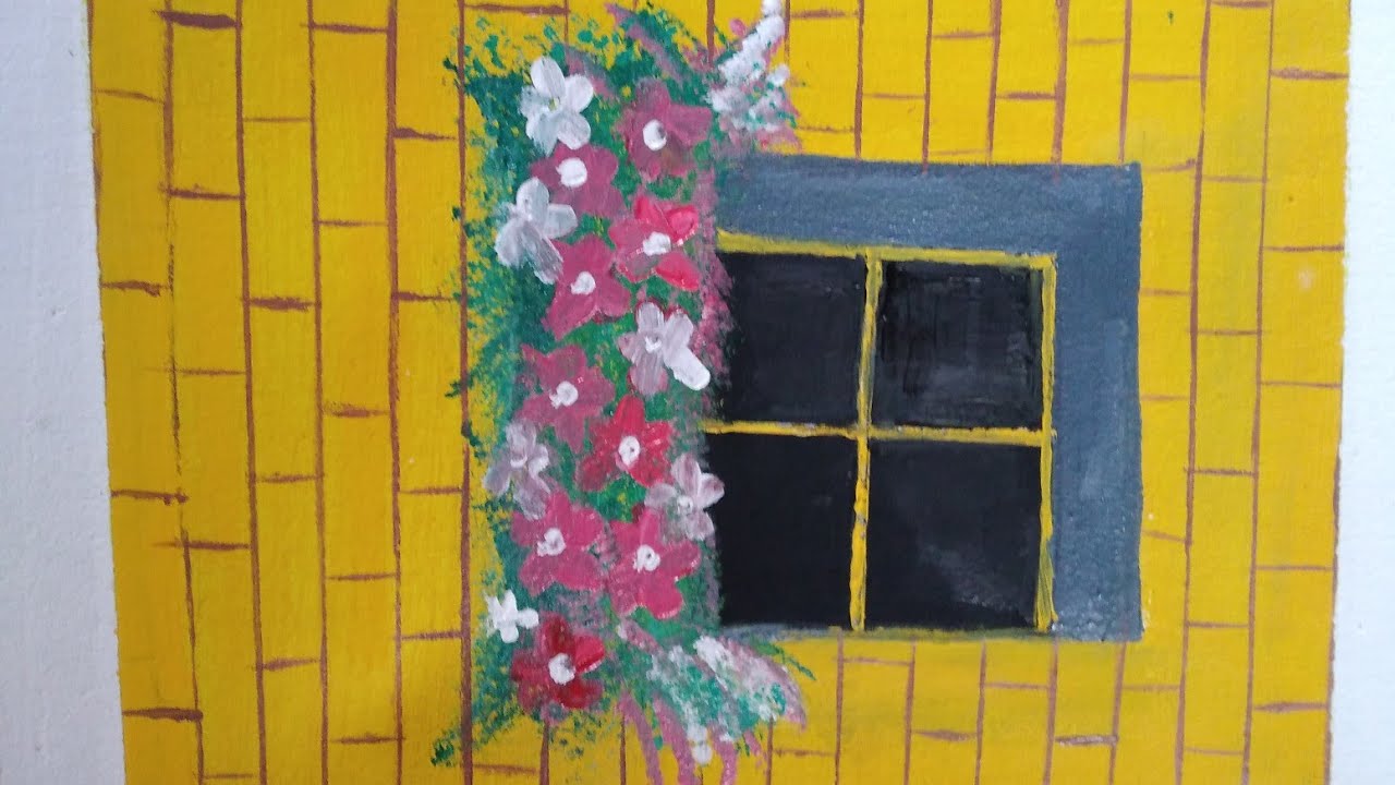 how to make window painting - YouTube