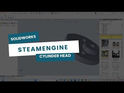 3D Modeling a Steam Engine from Scratch in SolidWorks cylinder head # ...
