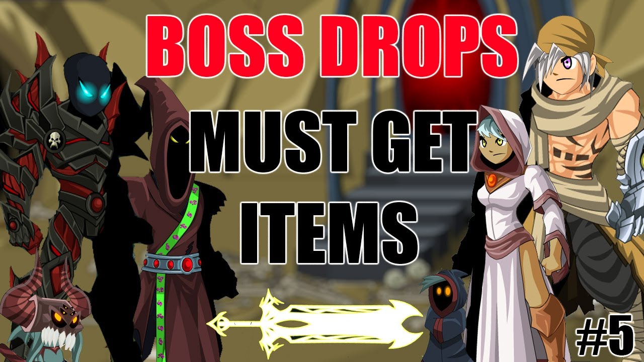 AQW Must Get Boss Drops And Their Items #5 | Void Ripper Set - Free ...