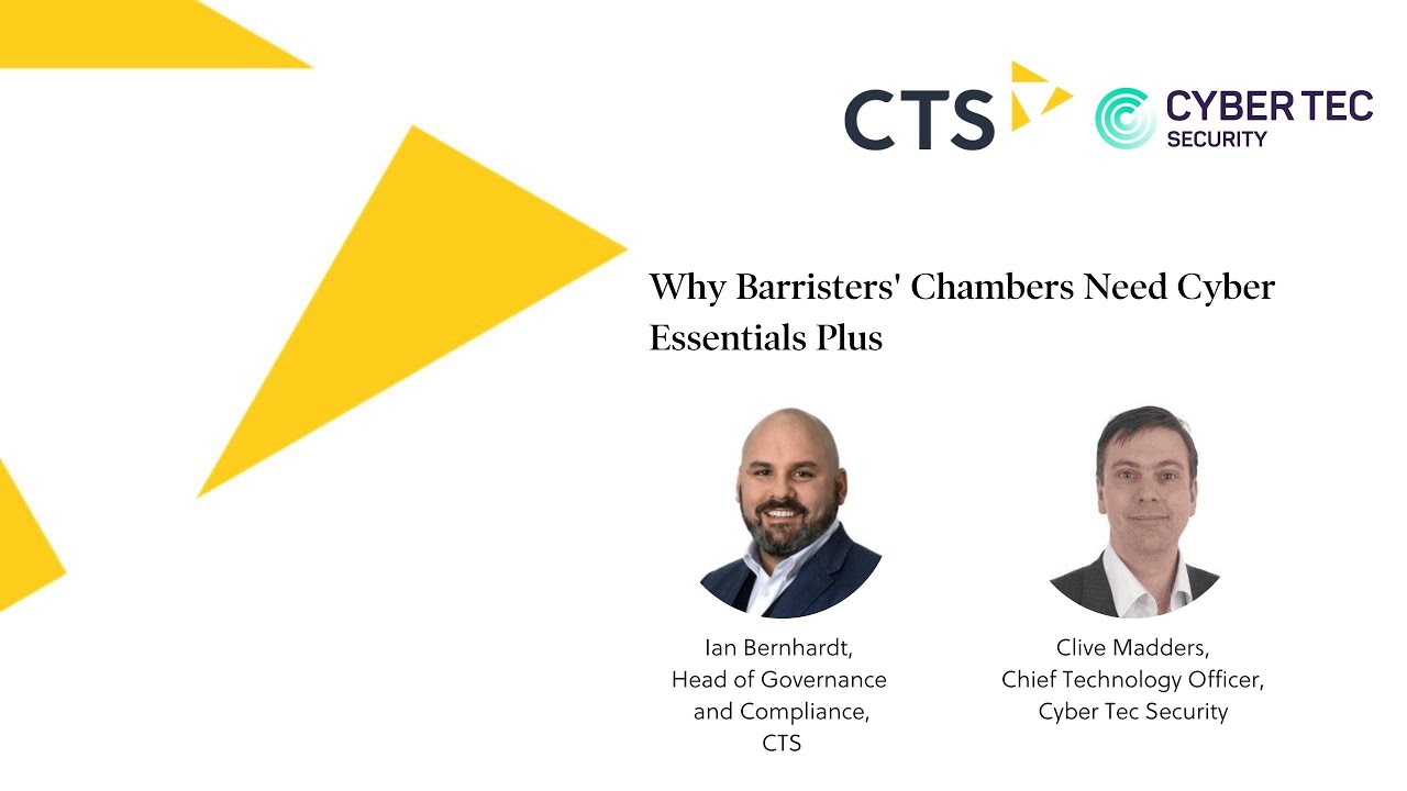 CTS & Cyber Tec Security: Why Barristers' Chambers Need Cyber ...