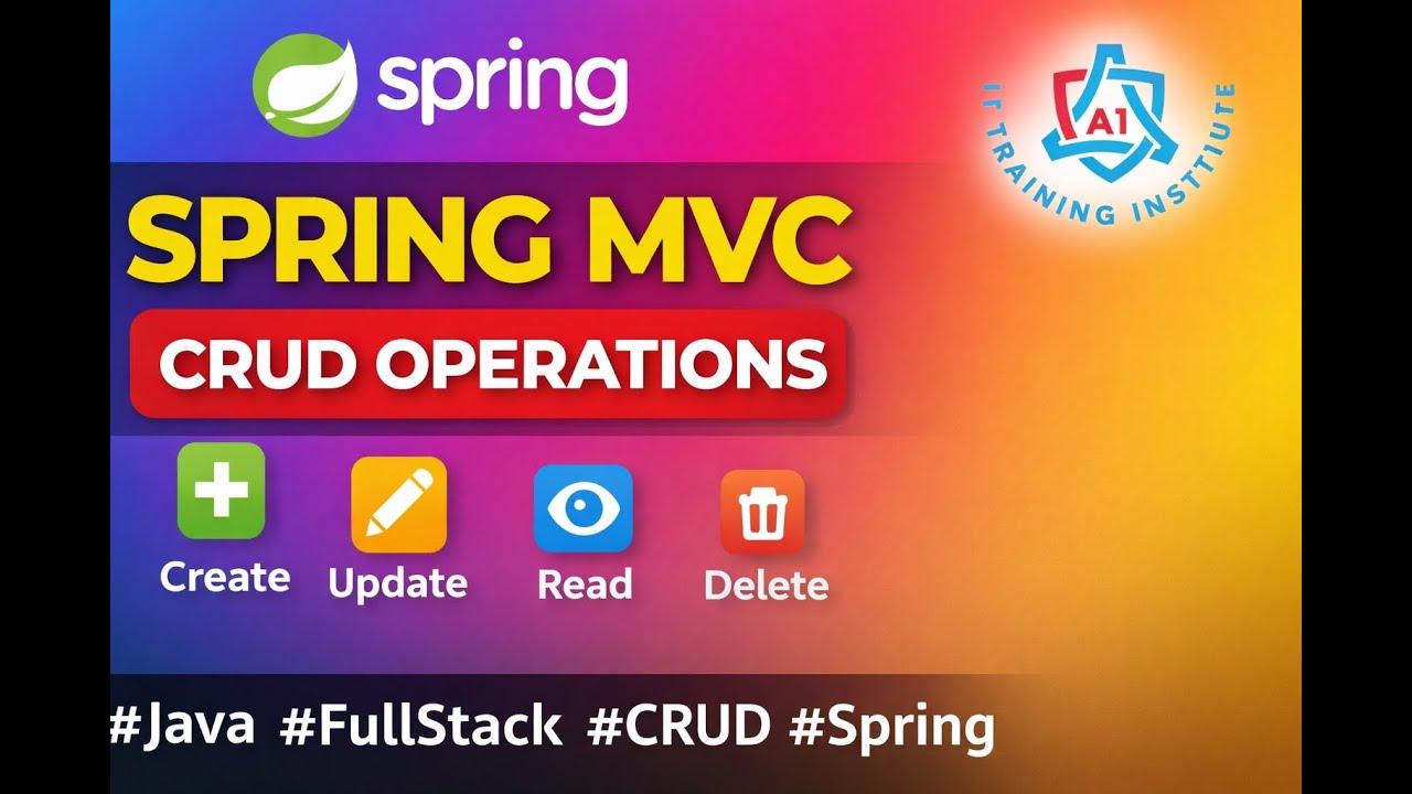 Lecture 9 : Spring MVC CRUD Project using Hibernate ORM | Spring MVC CURD operations #java - YouTube