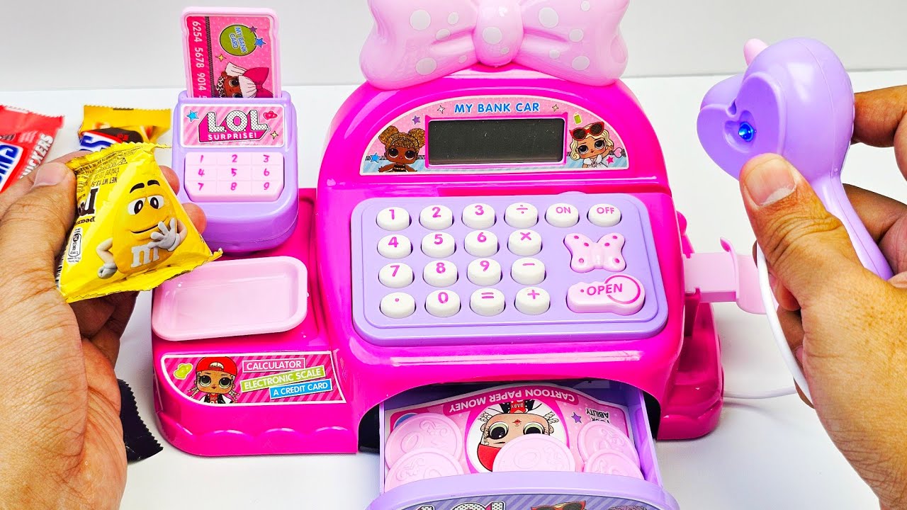 12 Minutes Satisfying with Unboxing little tikes pink cash register ...