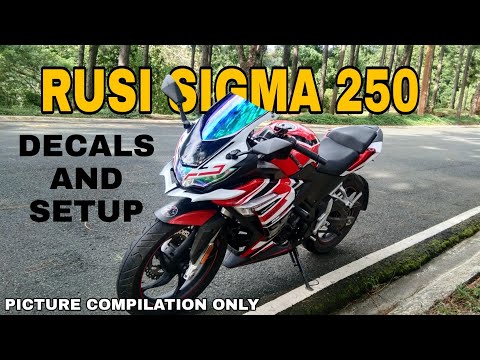 RUSI SIGMA 250 DECALS AND UPGRADES / LONCIN GP 250 / ITALIKA RT 250 ...