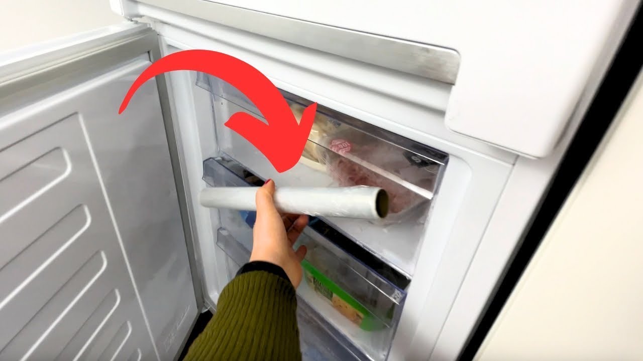 Put plastic wrap in the freezer. The reason will surprise you - YouTube