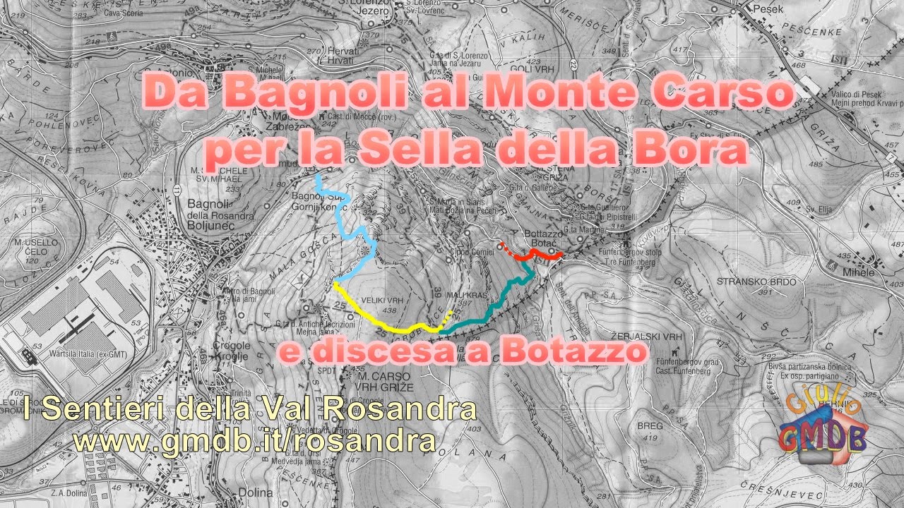 Val Rosandra - Su per i ghiaioni del Monte Carso - YouTube