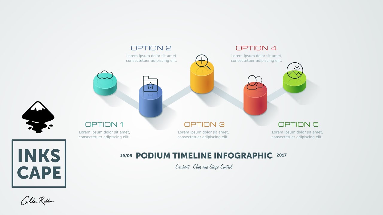 Inkscape:Tutorial Podium Infographic - YouTube