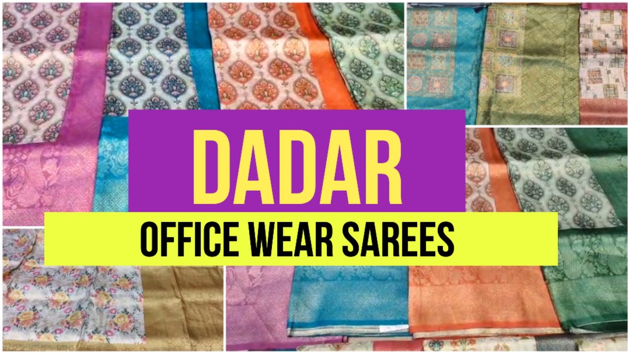 दादर मार्केट मुंबई | Dadar | Saree Shop Dadar Hindmata Market Mumbai ...