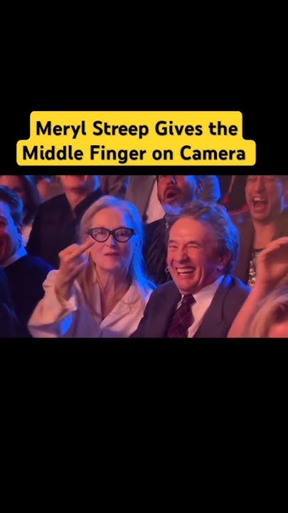 Meryl Streep Gives Middle Finger at SNL Concert Event #shorts #celebritynews #news # ...