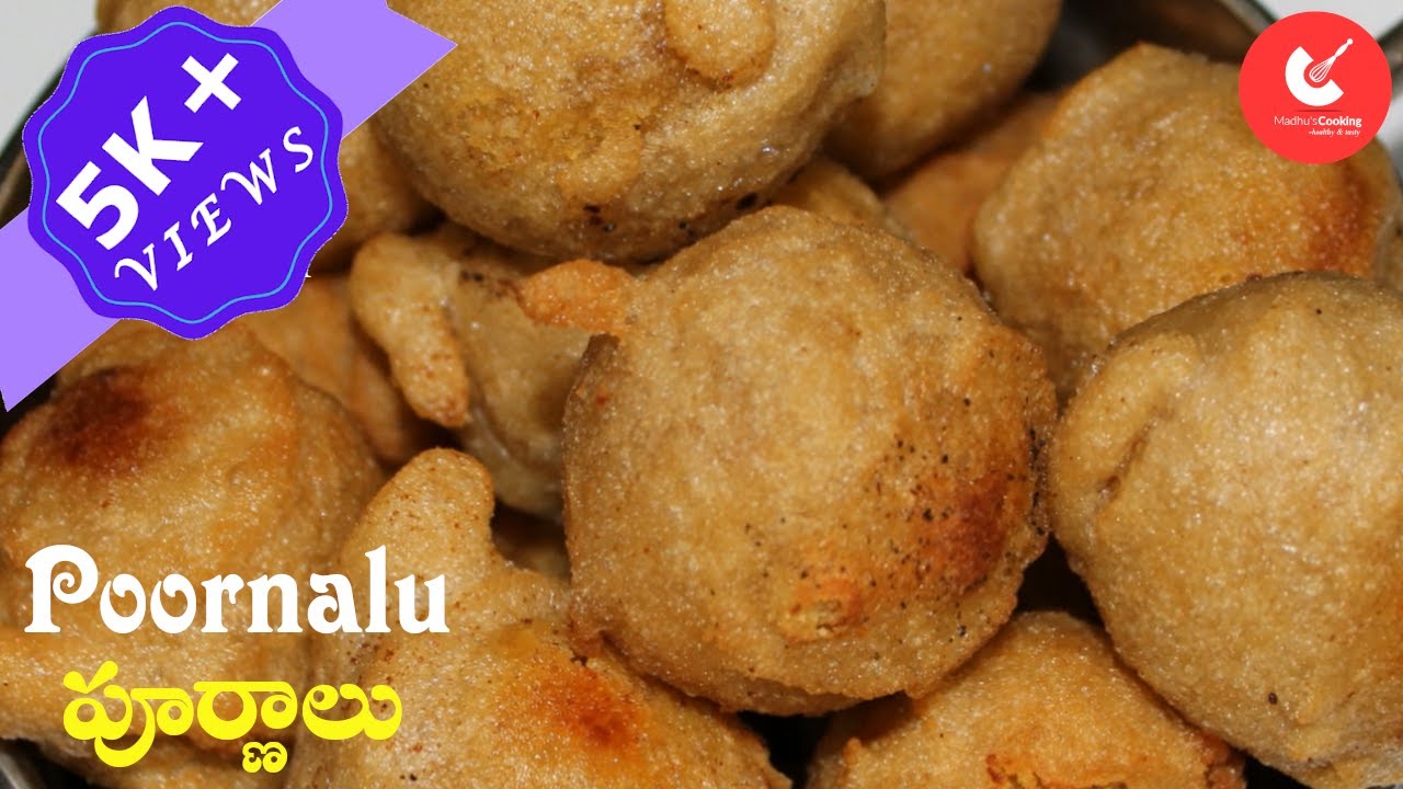 How todo Poornam Boorelu with wheat flour |Purnam Burelu |Poornalu ...