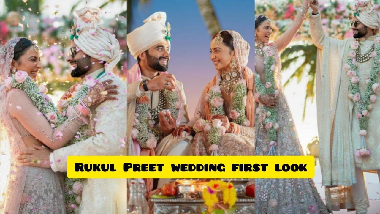 Rukul Preet Singh wedding first look😍 - YouTube