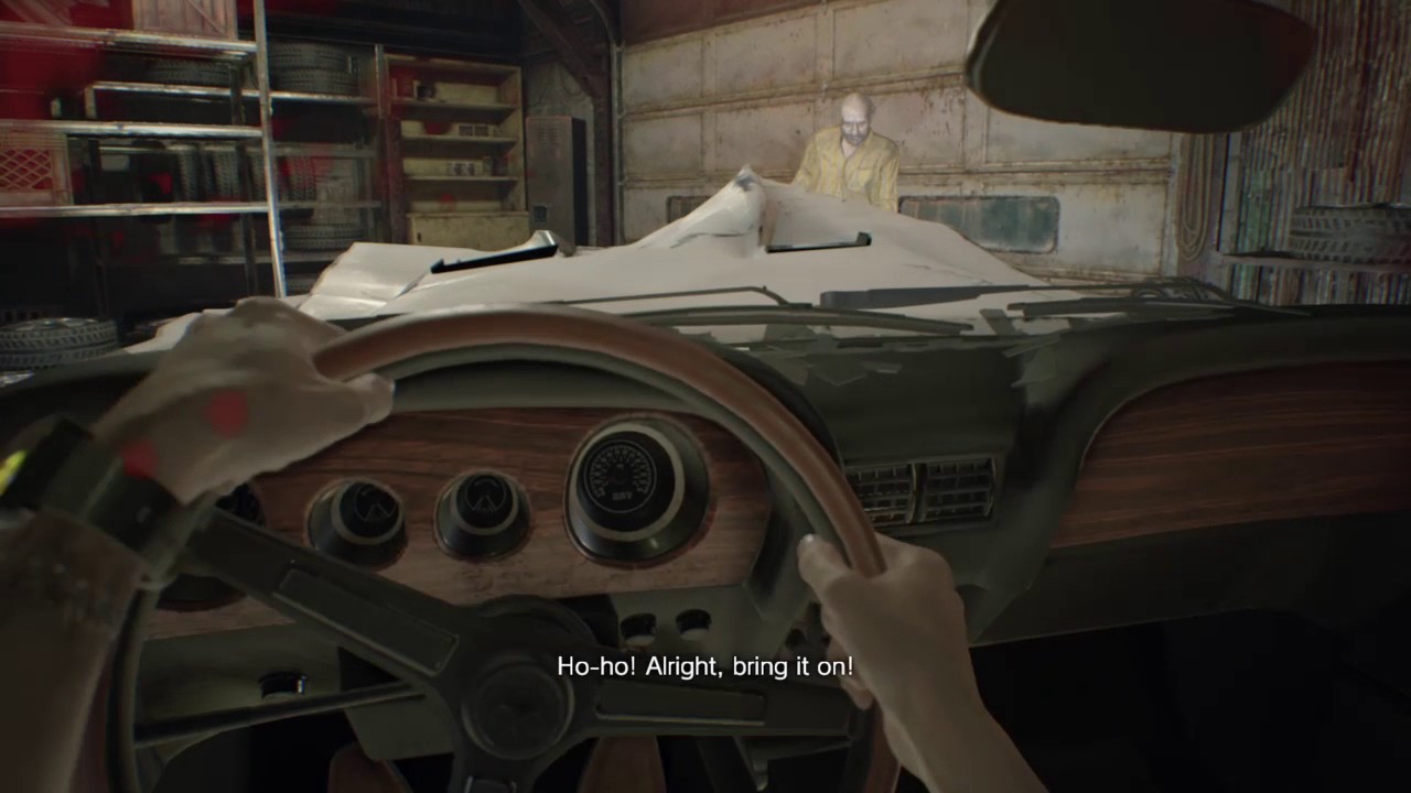 RESIDENT EVIL 7 biohazard - Garage Fight with Jack - YouTube