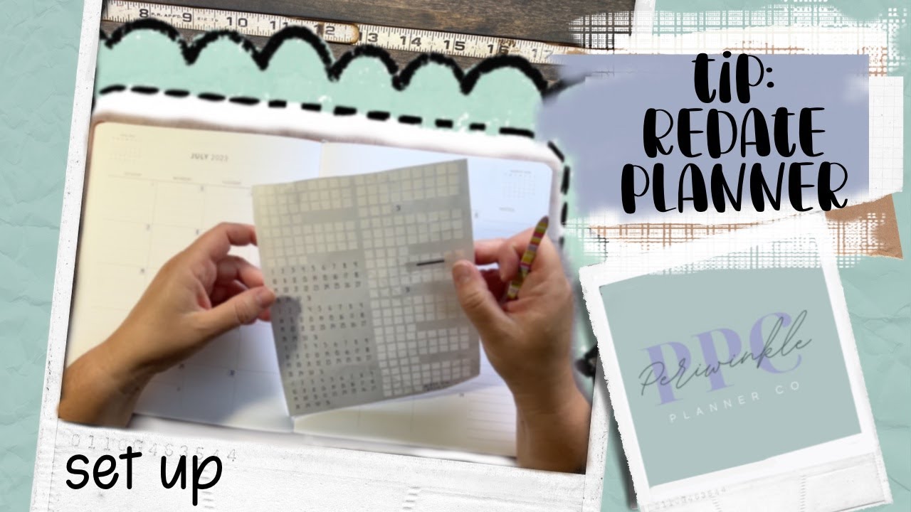 SAVE MONEY: How to REDATE an outdated planner - YouTube
