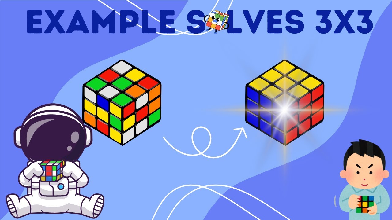 ¡Example Solves de 3x3 ! 🔥Como Armo El Cubo En 12 Segundos 🚀 (WALKTHROUGH SOLVES 3x3) - YouTube