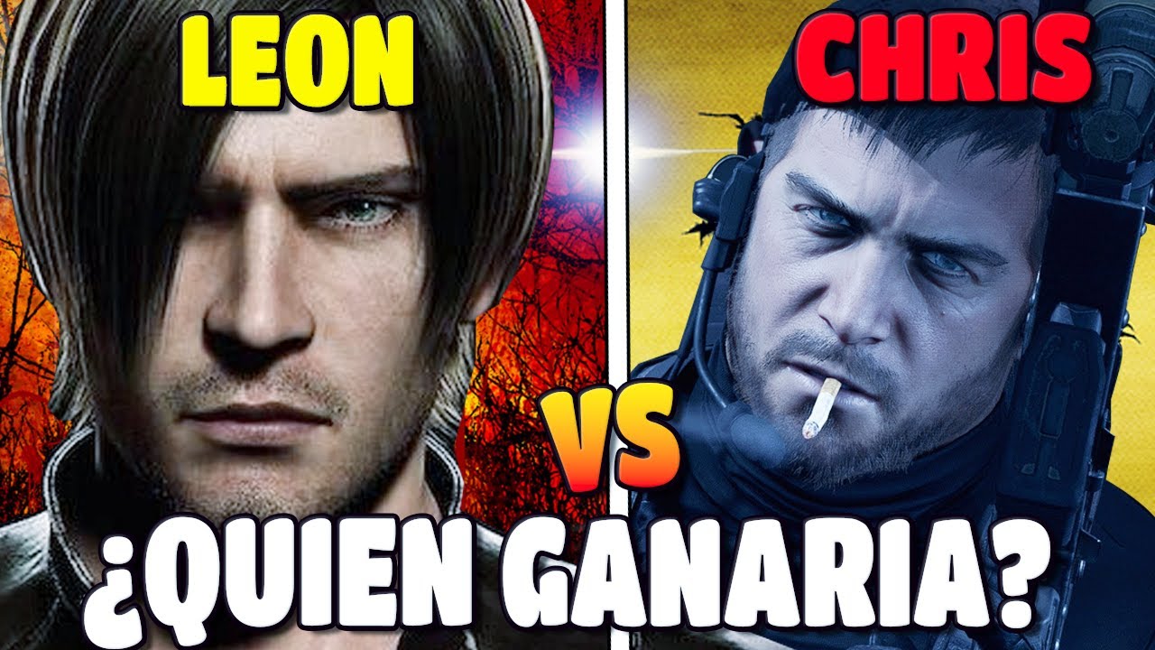 💥El DESAFIO entre DOS TITANES de RESIDENT EVIL: LEON KENNEDY vs CHRIS ...