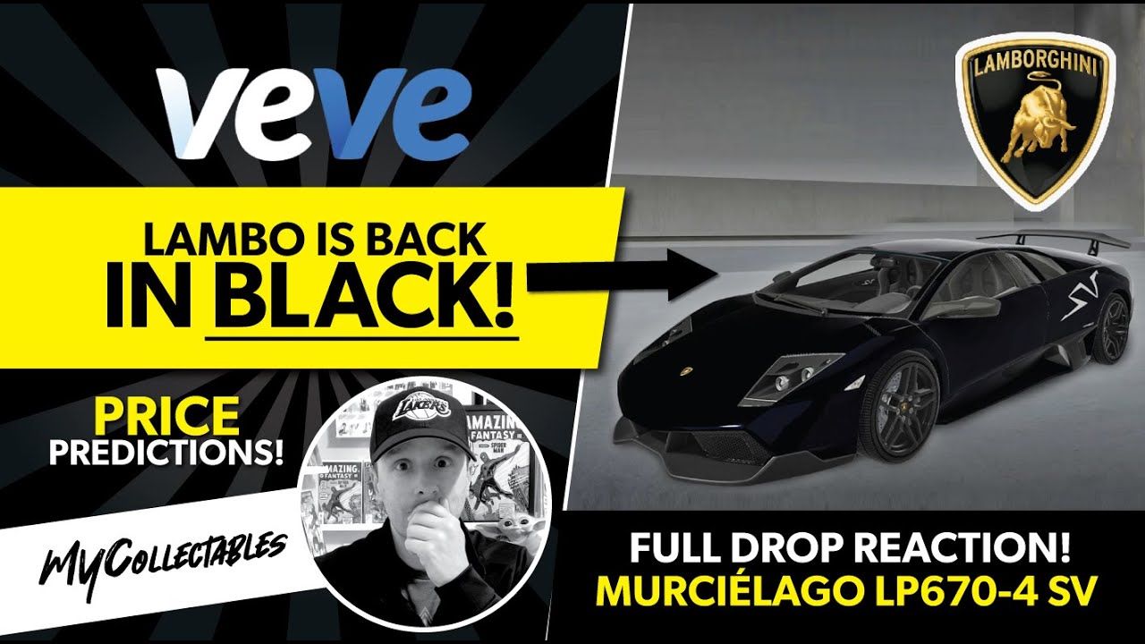 LAMBO is BACK in BLACK on Veve!! Murciélago Drop Review and Price ...