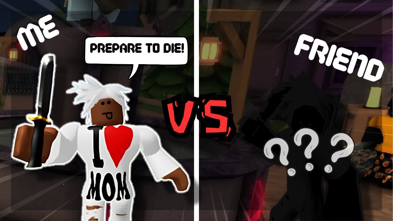 1v1ing My Friend In MM2 (Murder Mystery 2) - YouTube