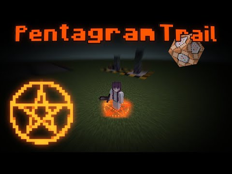 Pentagram Trails - Minecraft Bedrock Command Block Tutorial - YouTube
