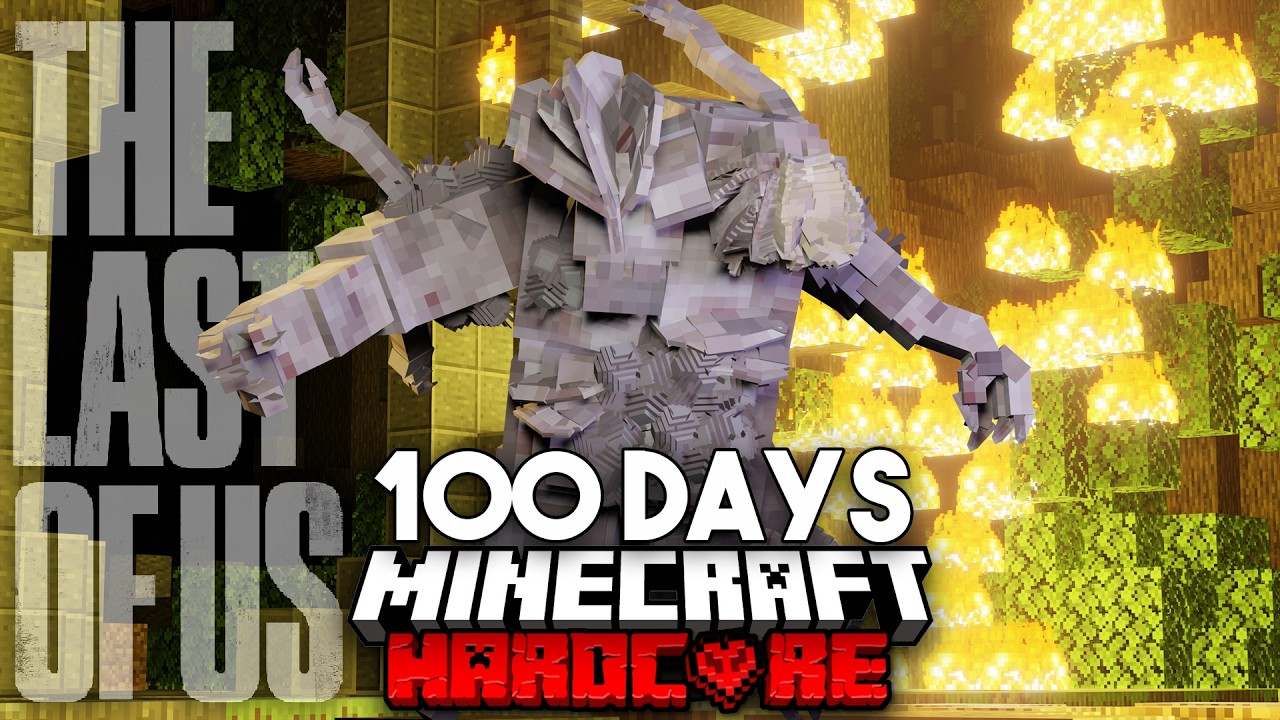 100 Days in THE LAST OF US Zombies Apocalypse in Minecraft Hardcore ...