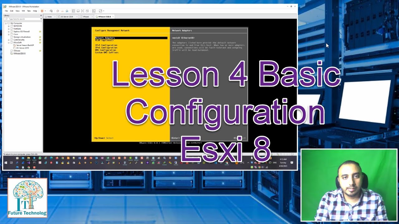 Lesson 4 Basic Configuration Esxi 8 By Eng Ahmed Ekram - YouTube